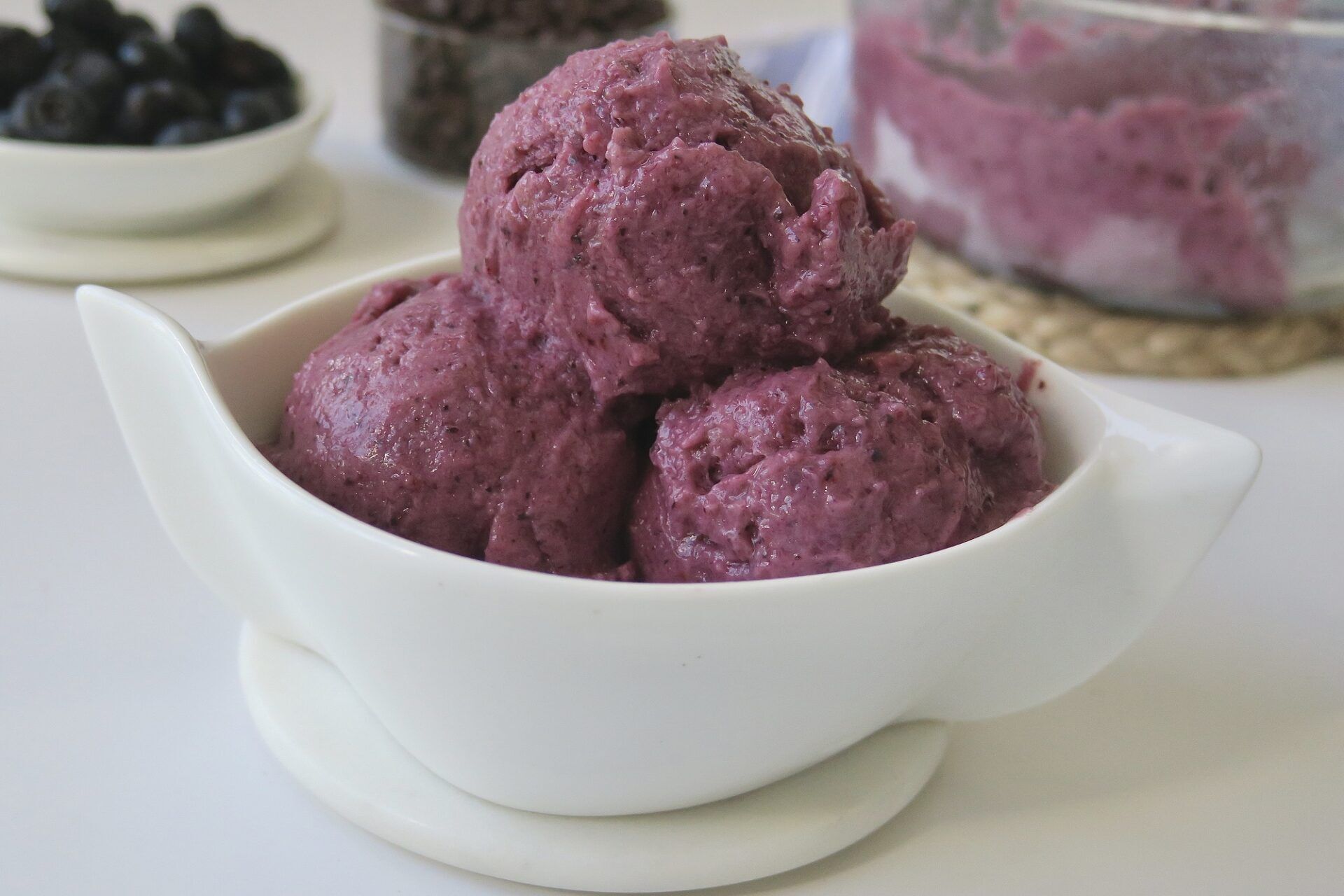 Easy Blueberry nice cream recipe